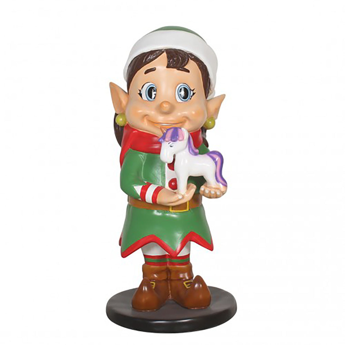 Elf with Toy Unicorn – WinterlandInc