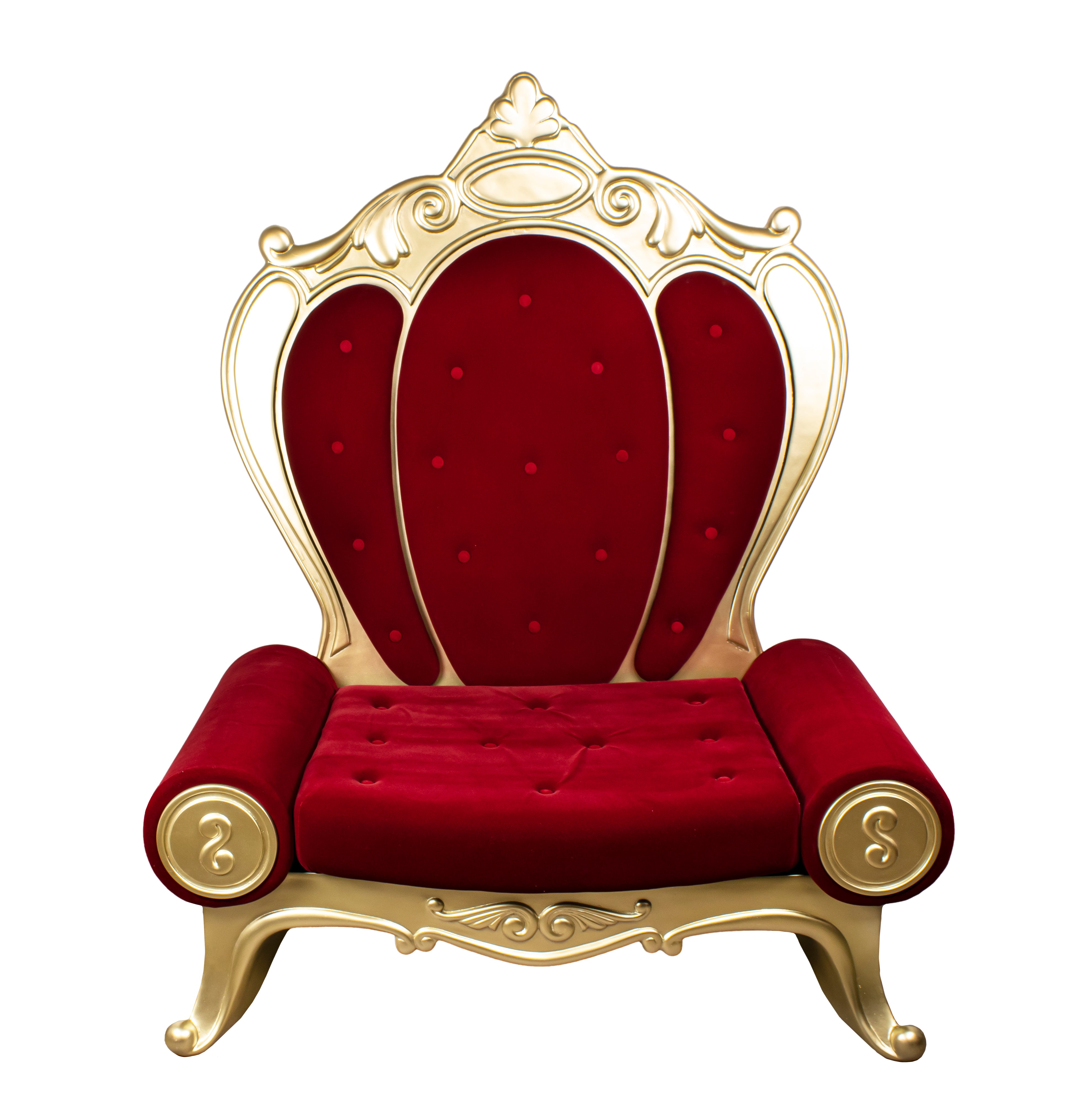 Deluxe Red and Gold Throne – WinterlandInc
