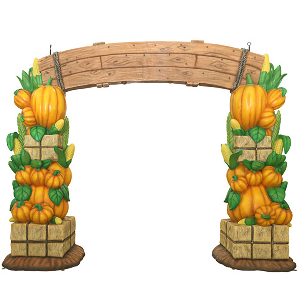 Hay, Corn and Pumpkin Arch – WinterlandInc