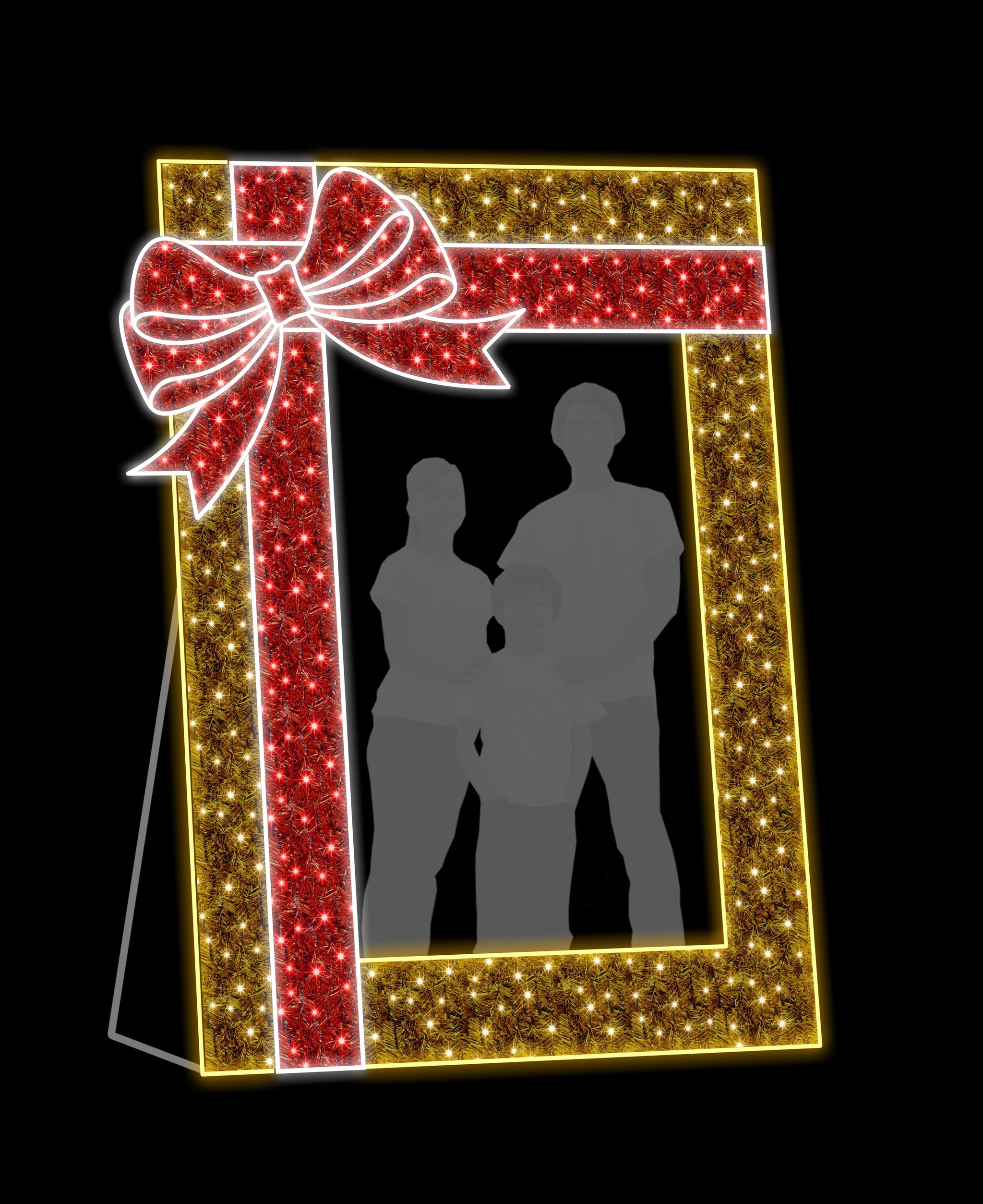 7.5' Tall Frame with Bow Photo Op – WinterlandInc